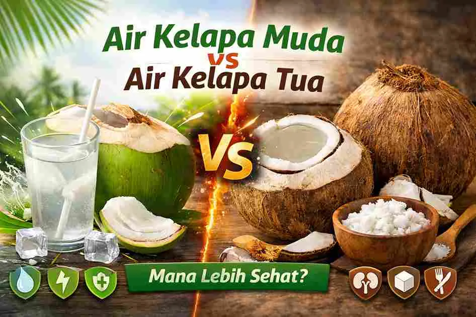Air Kelapa Muda vs Air Kelapa Tua, Mana yang Lebih Sehat? - Sabilulhuda