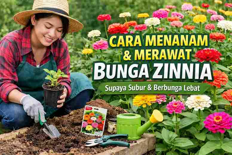 Cara Menanam Zinnia agar Subur dan Cepat Berbunga - Sabilulhuda